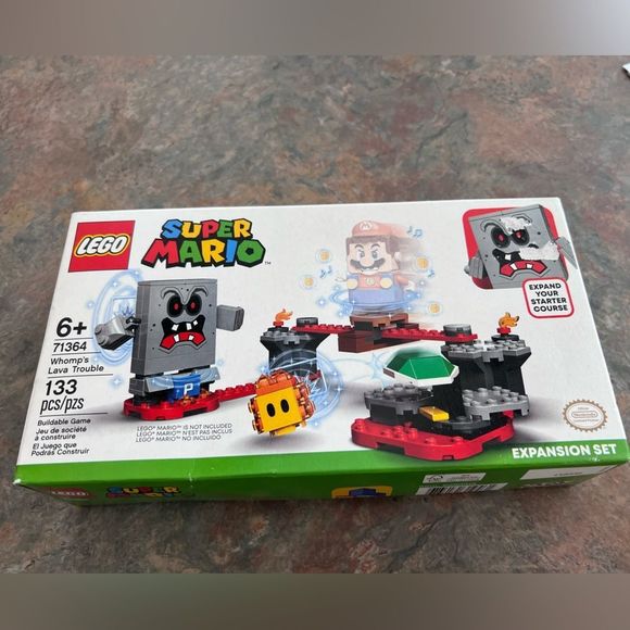 Lego | Toys | Whomps Lava Trouble Super Mario Lego Expansion Does Not ...